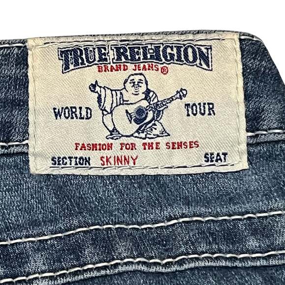 True Religion | Jeans | True Religion Skinny Fit Jeans With Flap ...
